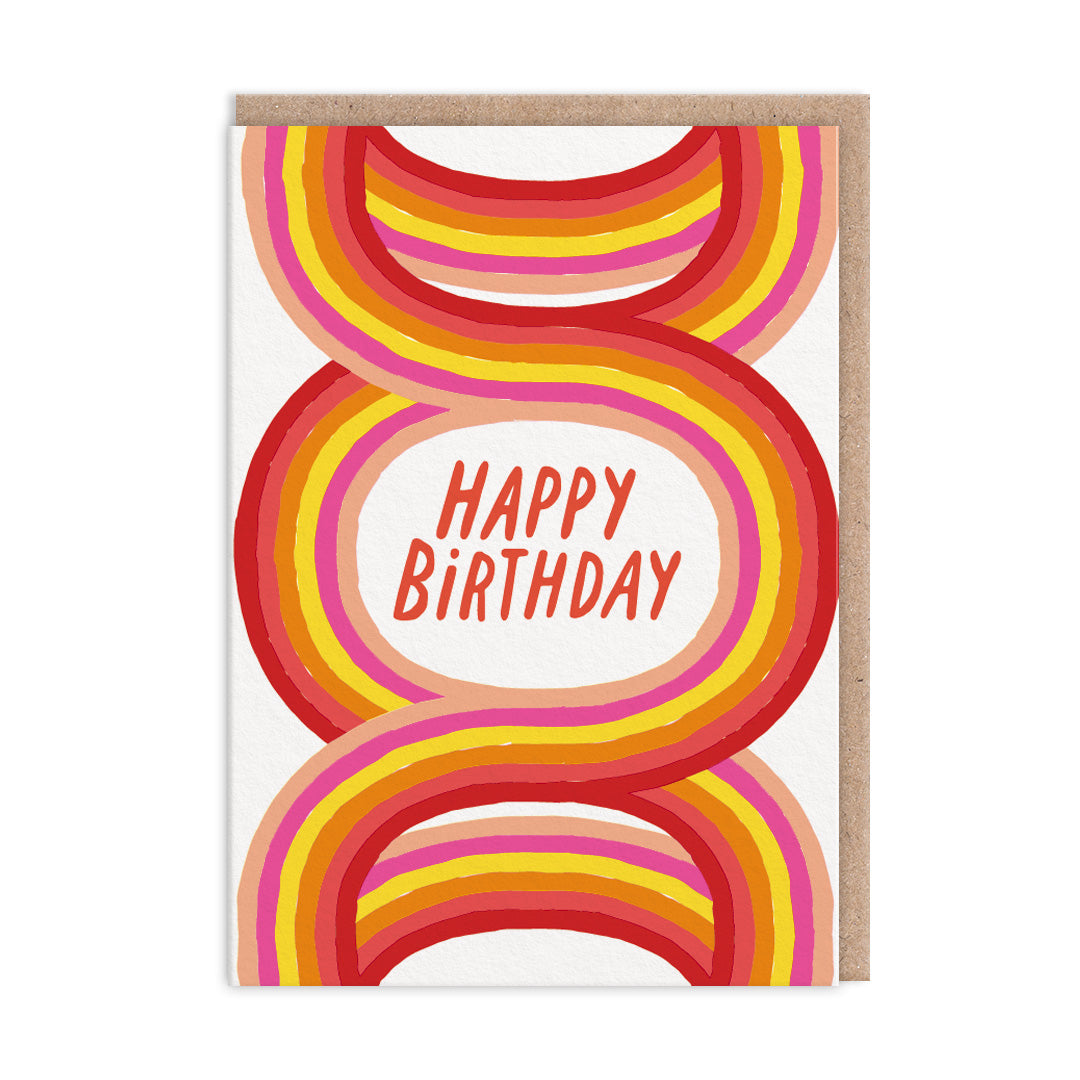 Rainbow Loops Happy Birthday Card (11151) – Ohh Deer Wholesale